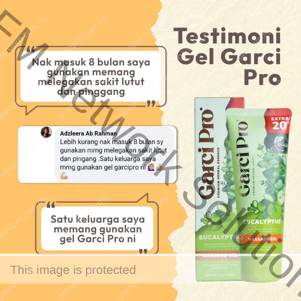 Garci Pro Massage Gel | Membantu Masalah Kebas
